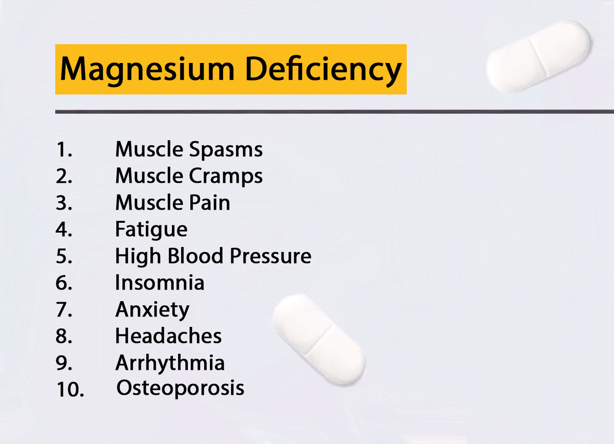 Magnesium: Deficiencies, Effects, Symptoms & Foods – SunshineVitamins.com